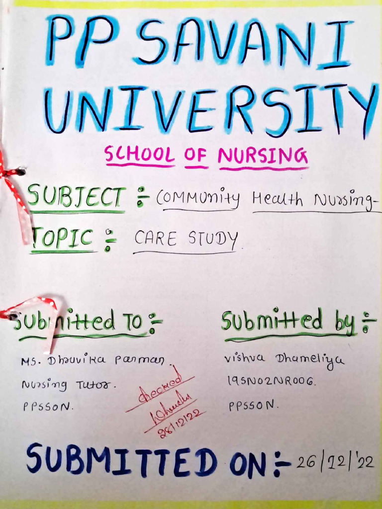 Care Study (CHN) | PDF