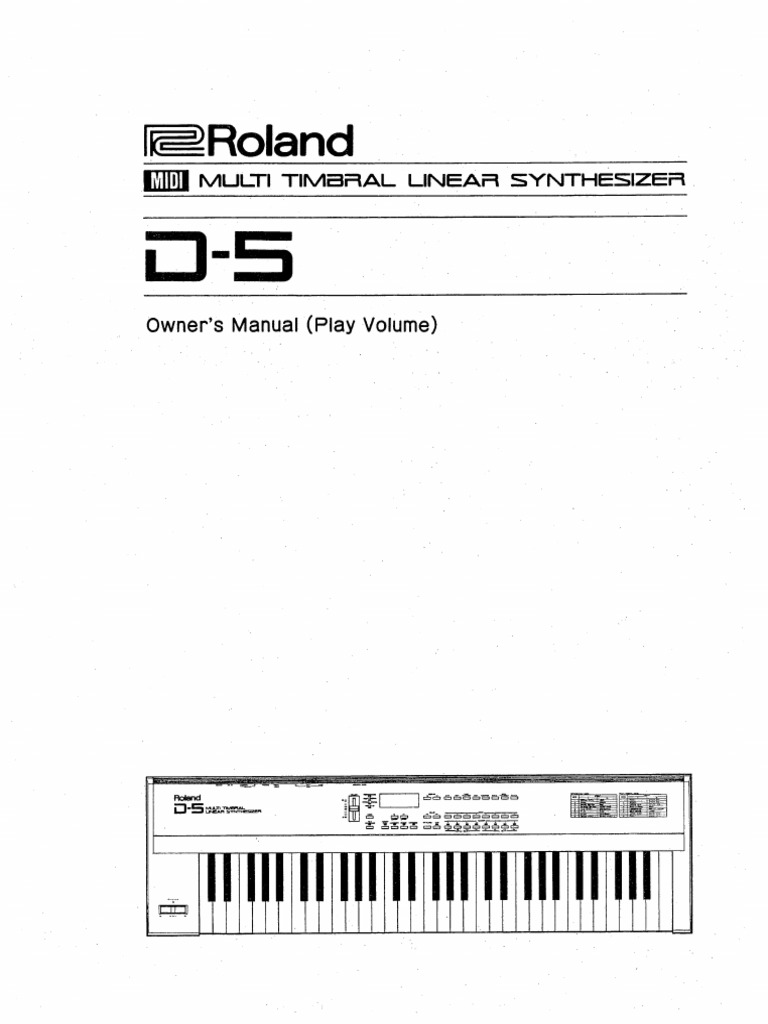 Roland D5 | PDF