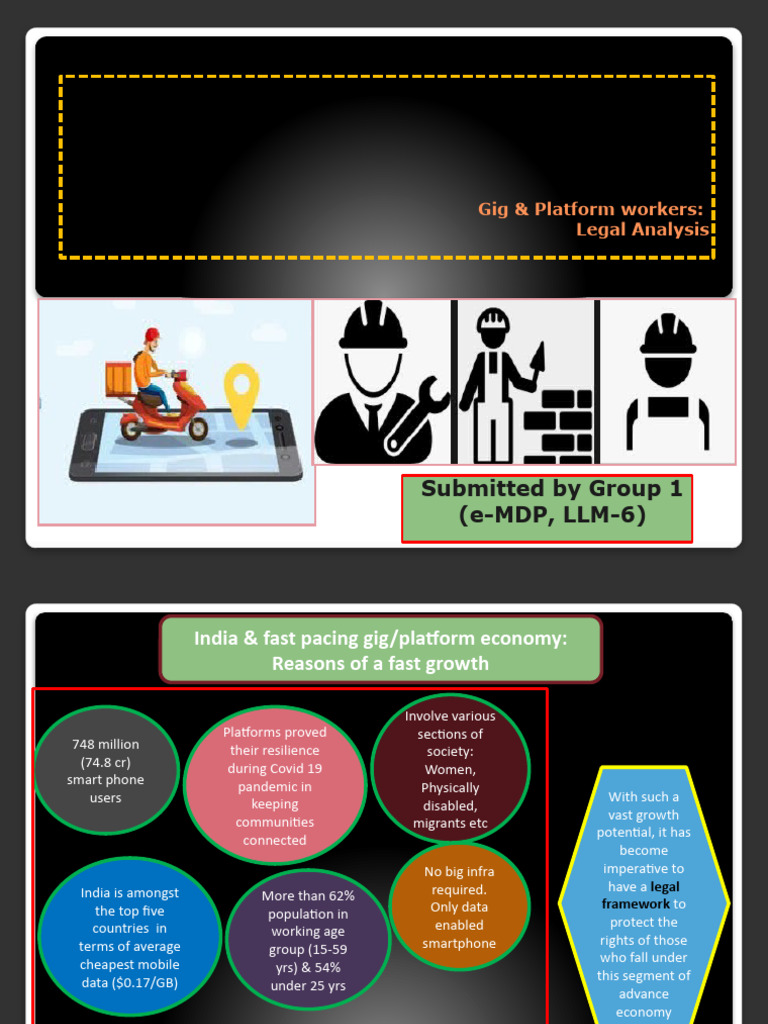 Legal Framework for Gig Workers in India | PDF | Employment | Business