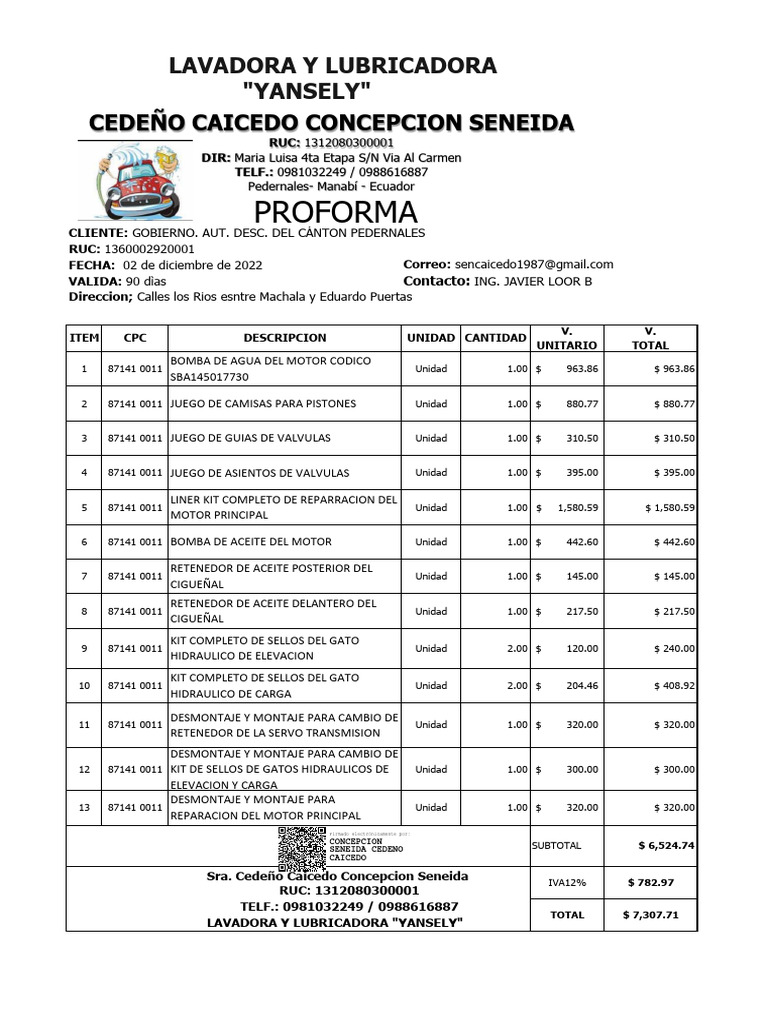 PROFORMA CEDE+æO CONCEPCION SENEIDA - Signed | PDF | Tecnología del motor | Propulsión