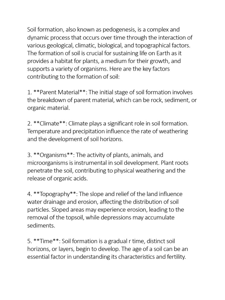 Soil Formation | PDF | Road Surface | Transport
