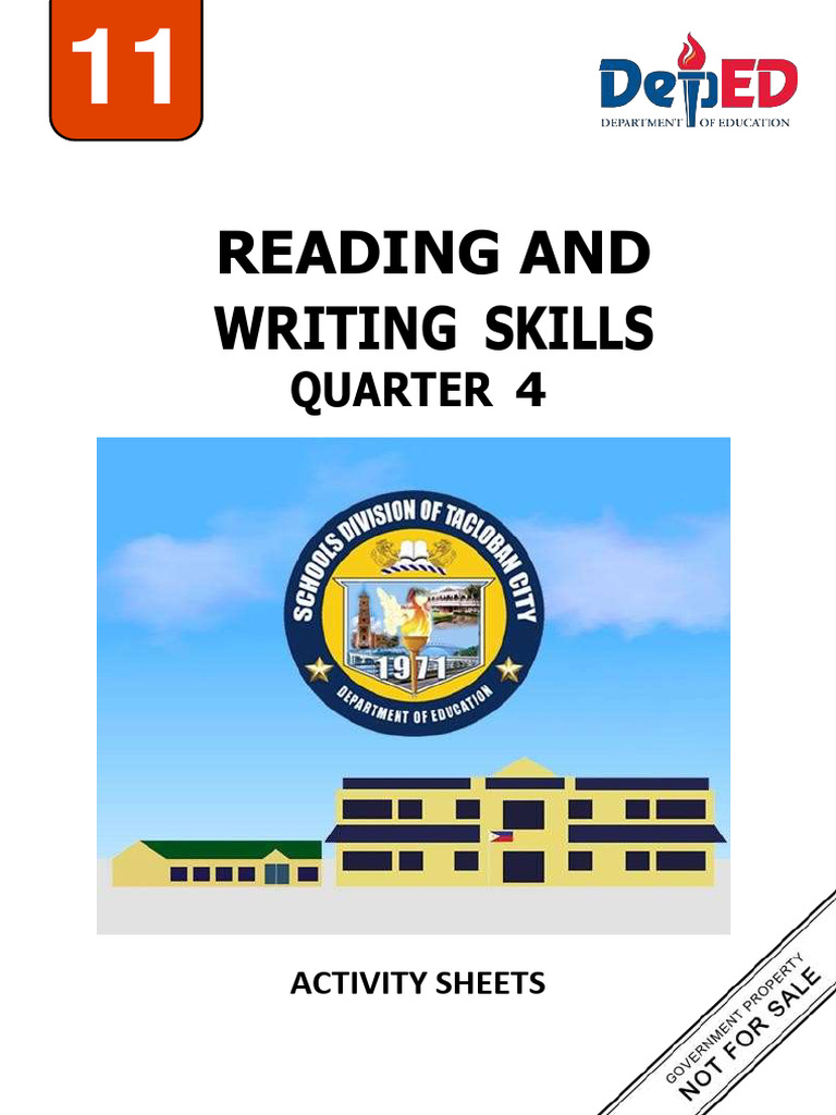 g11 Reading and Writing Skills q4 Week 1 | PDF | Intertextuality | Information