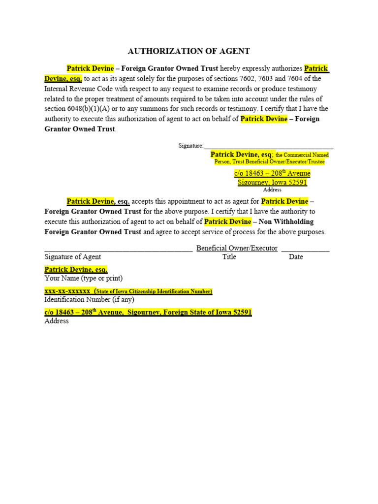 Agent Authorization for Trust Matters | PDF