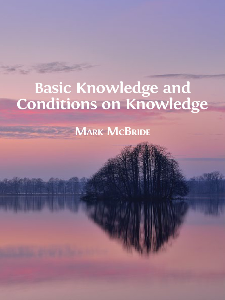 Basic Knowledge and Conditions On Knowledge | PDF | Knowledge ...
