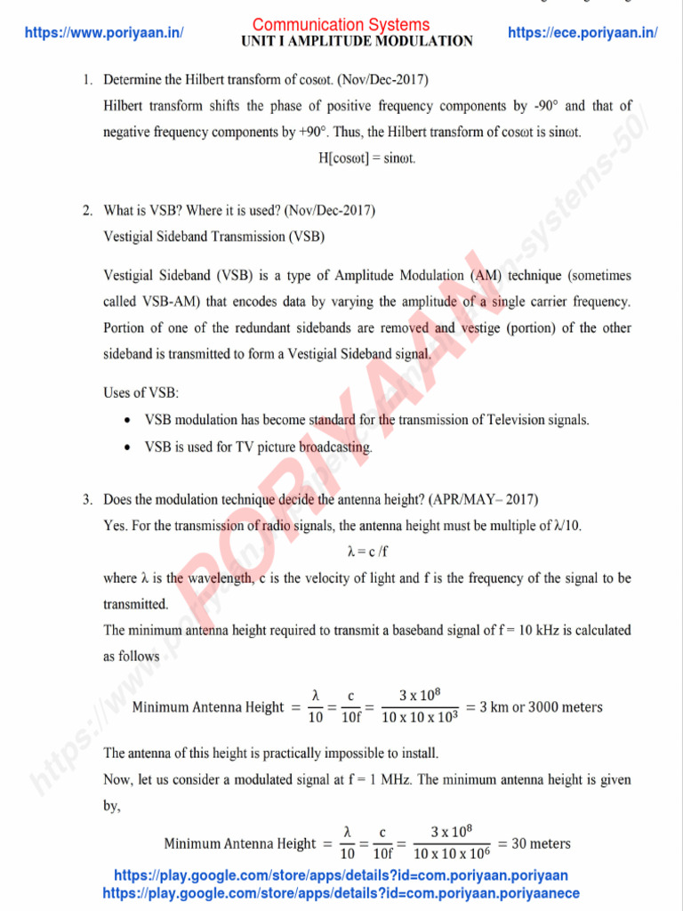 Poriyaan - 2 Marks Unit I II III PDF | PDF | Engineering | Electronic ...