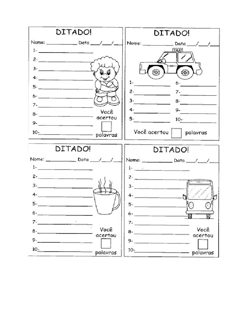 Ditado PDF | PDF
