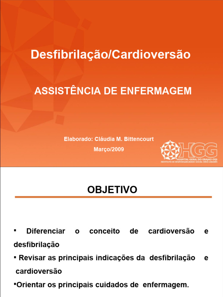 Desfibrilação e Cardioversão No Padrão | PDF | Coração | Medicina Clínica