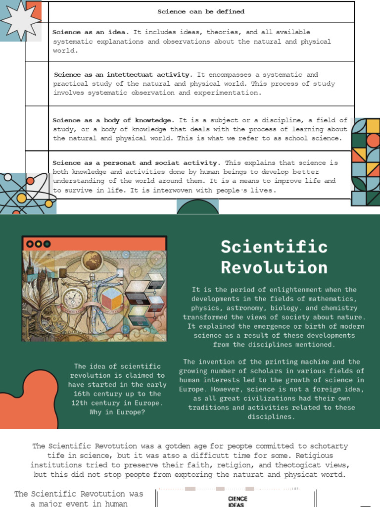 Intellectual Revolutions That Defined Society | PDF | Science ...