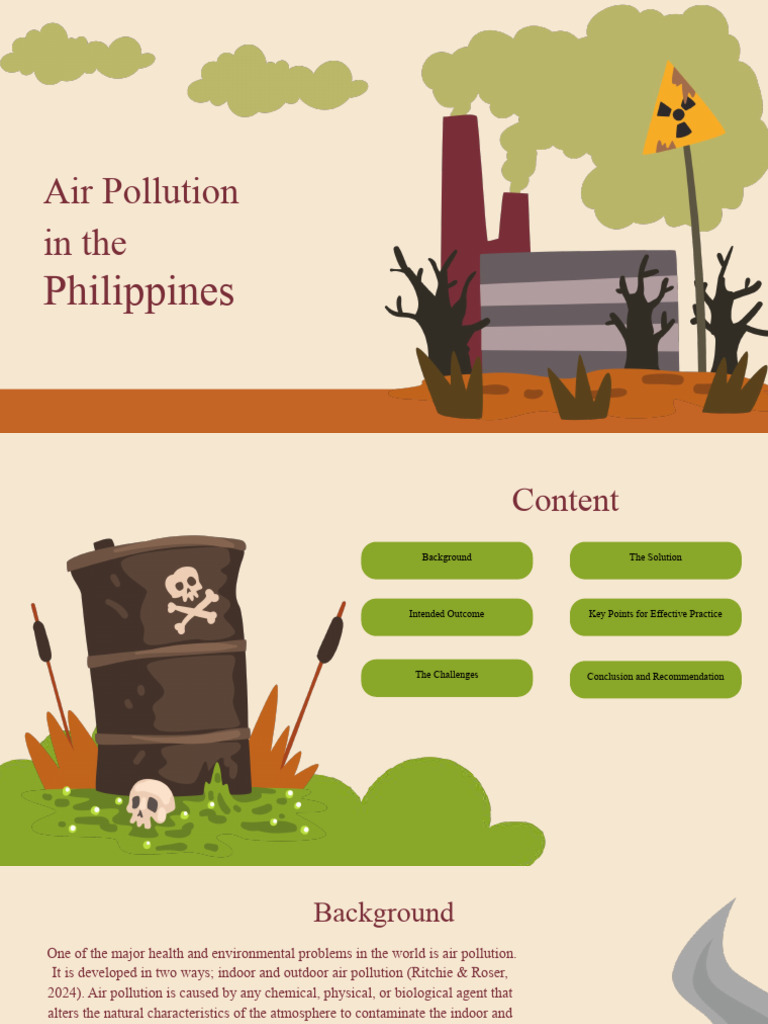 Air Pollution Challenges in the Philippines | PDF | Air Pollution ...