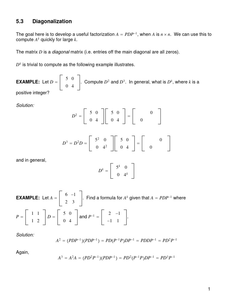 Sec5 3 | PDF | Eigenvalues And Eigenvectors | Abstract Algebra