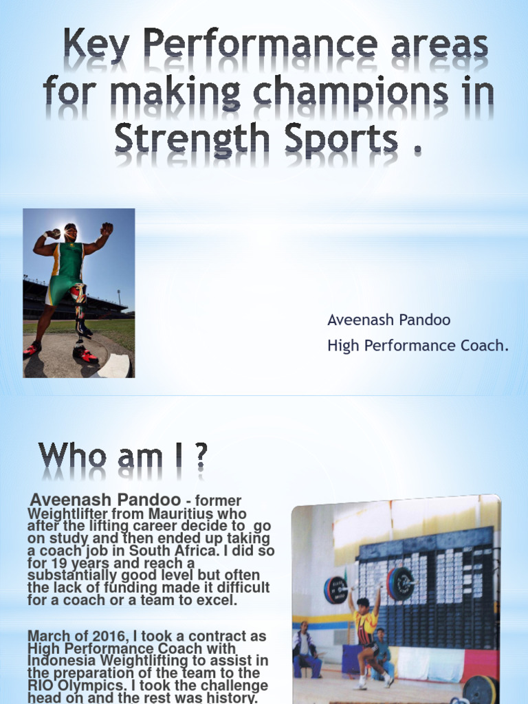 High Performance Coaching in Strength Sports | PDF | Endurance | Sleep