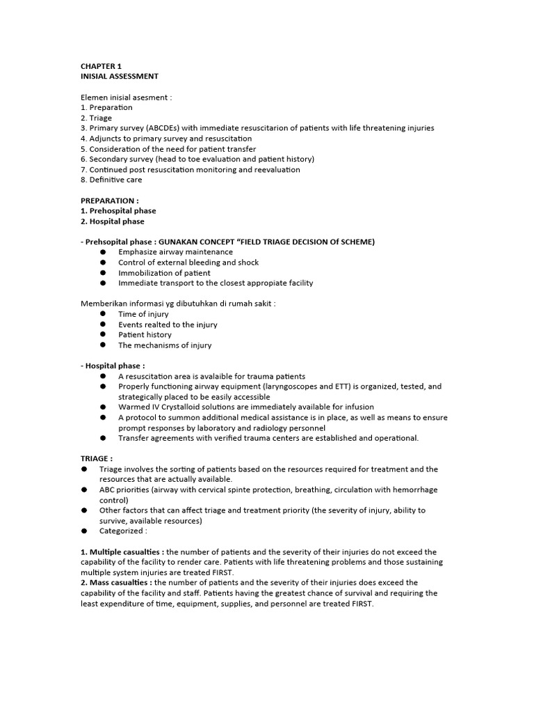 Primary and Secondary Survey | Download Free PDF | Major Trauma | Breathing