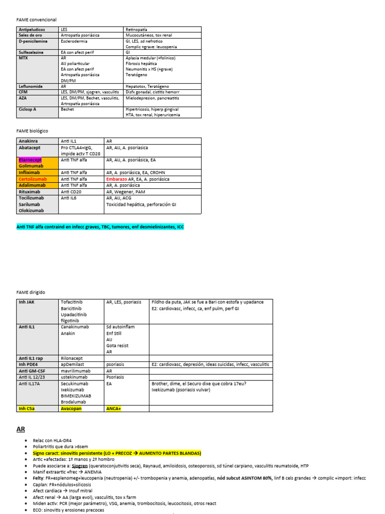 REUMA | PDF | Hueso | Enfermedades y trastornos
