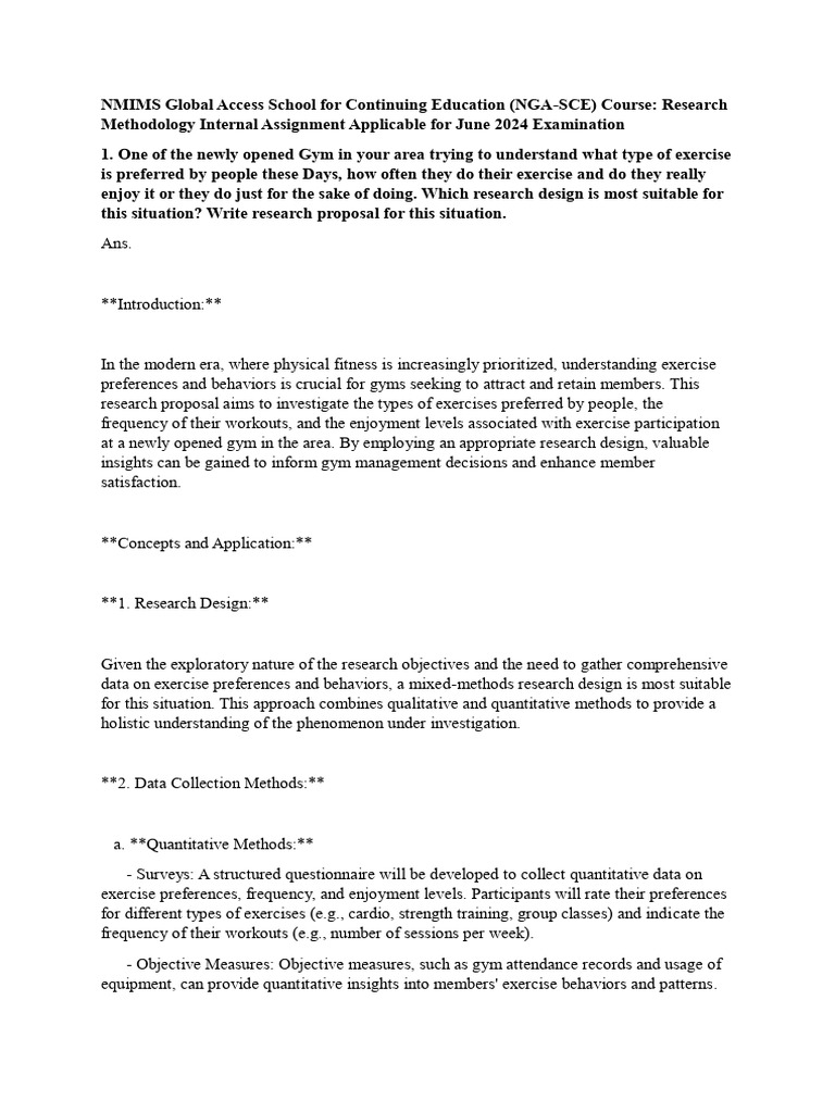 Research Methodology | PDF | Focus Group | Survey Methodology