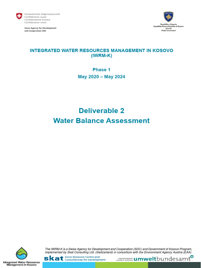 Water Balance Report-En | PDF | Groundwater | Drainage Basin