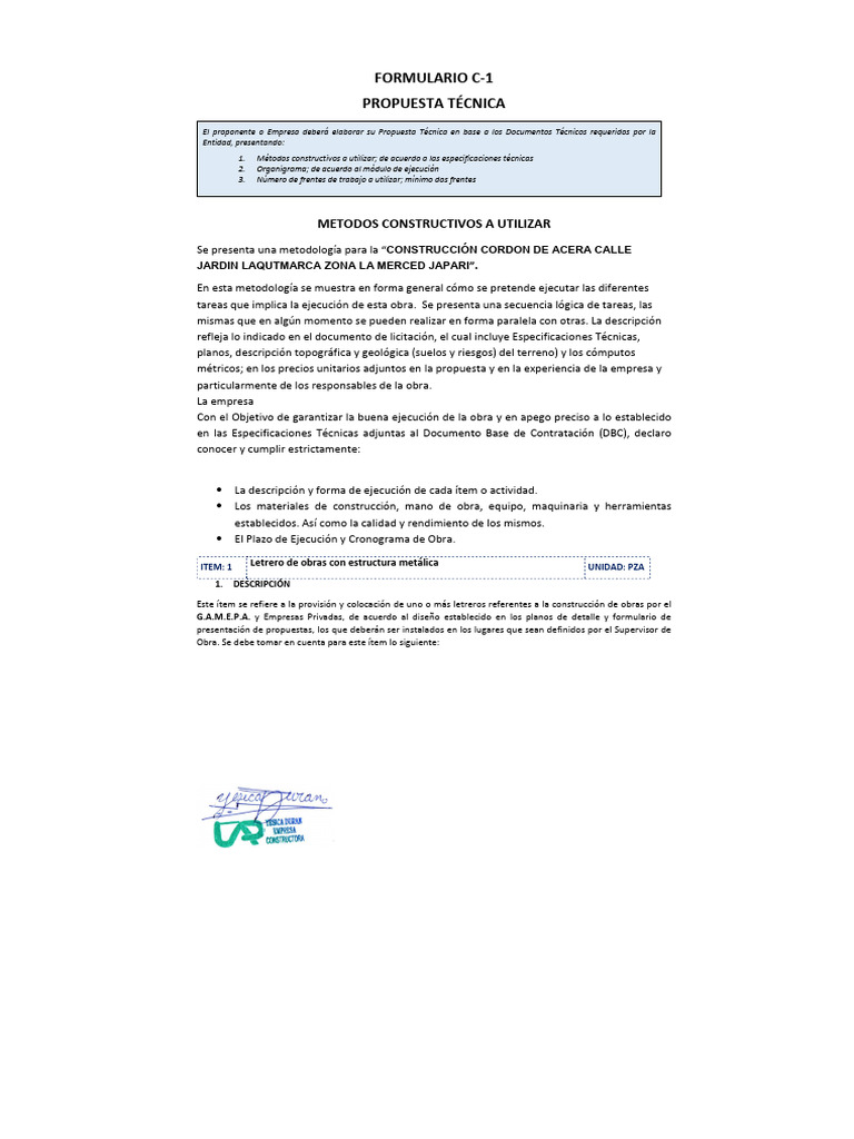 Formulario C1 | Descargar gratis PDF | Hormigón | Topografía