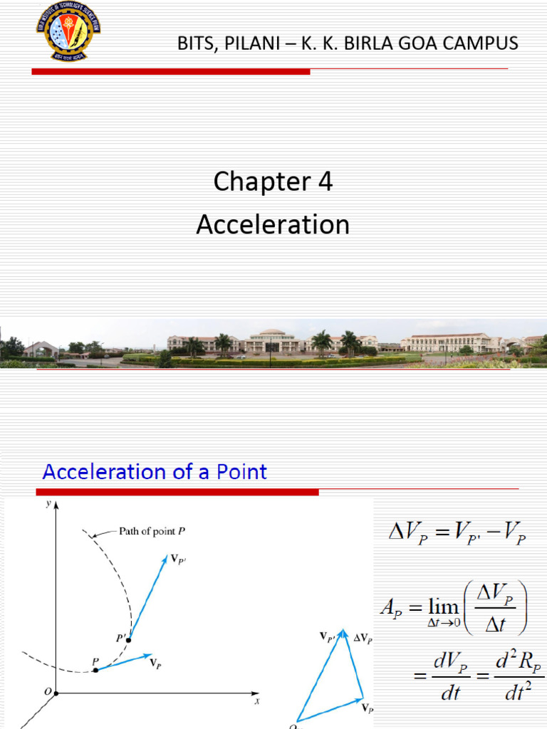 Chapter 4 Acceleration - 1 | PDF