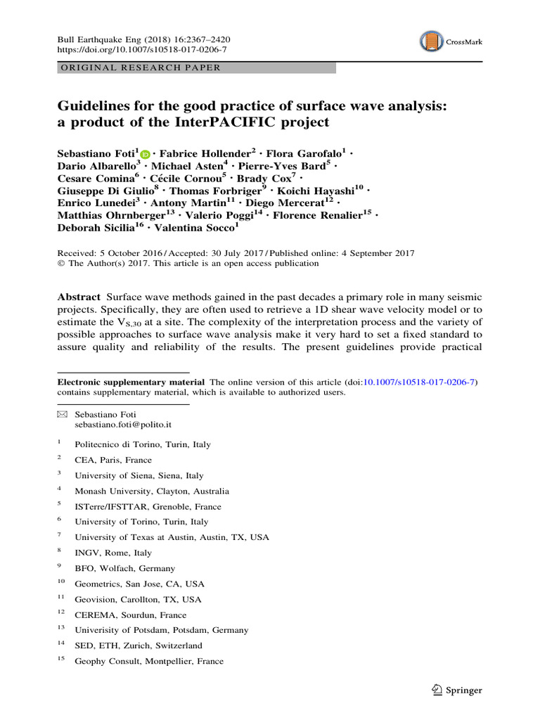 Good One For MASW - ACQUIZITION AND PROCESSING | PDF | Waves | Normal Mode