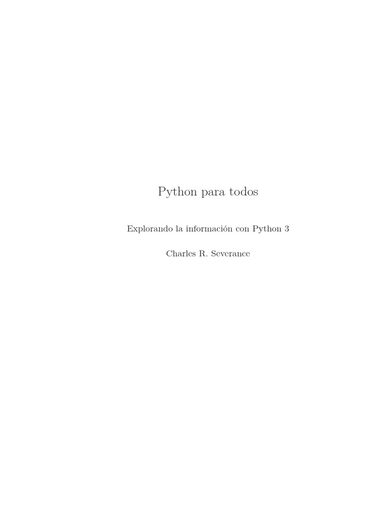 Python_para_todos_Explorando_la_informac | PDF | Lenguaje de ...