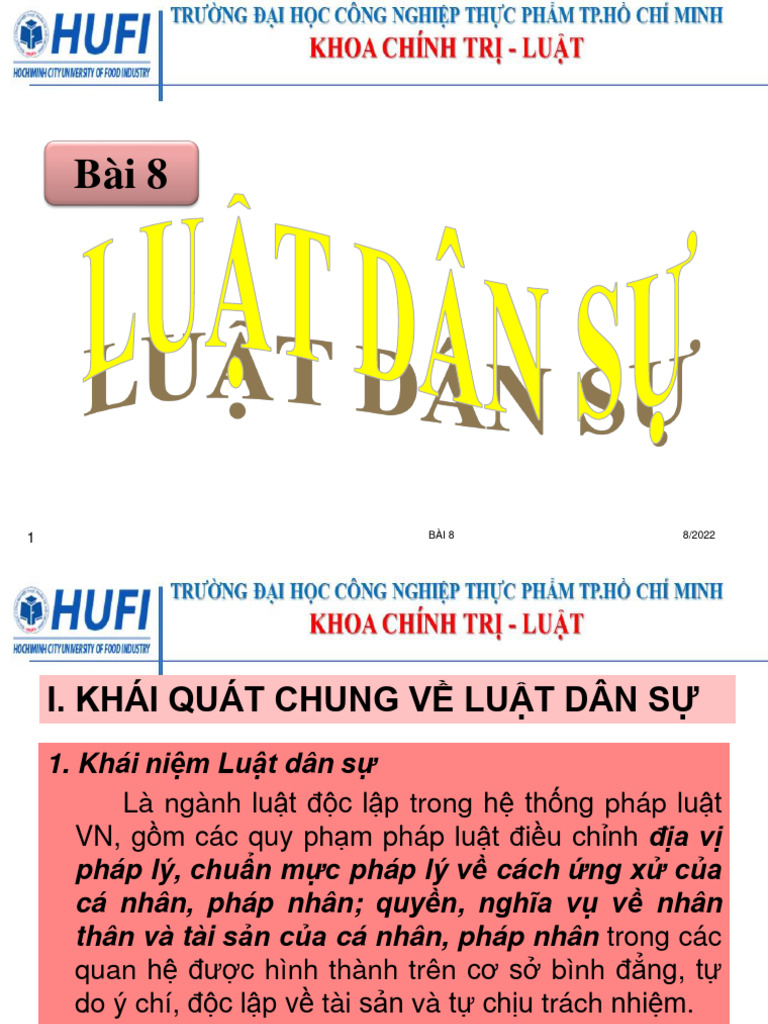 Bai 8 Luat Dan Su To Tung Dan Su | PDF