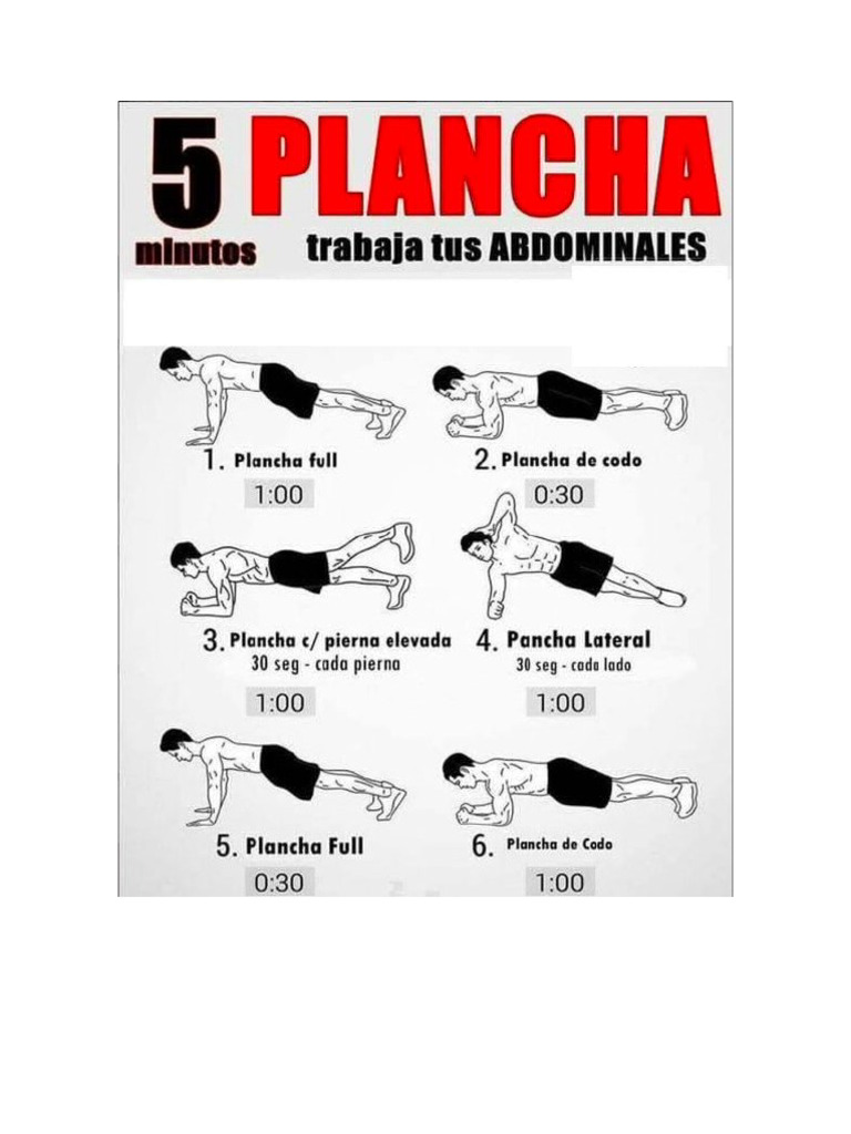 Planchas para Abdomen | PDF