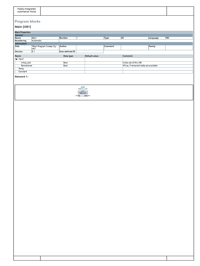PLC Program | PDF | Computer Data | Software Engineering PLC Program | PDF | Computer Data | Software Engineering