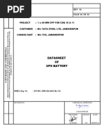 Battery Sizing Calculation | PDF | Electric Power | Watt