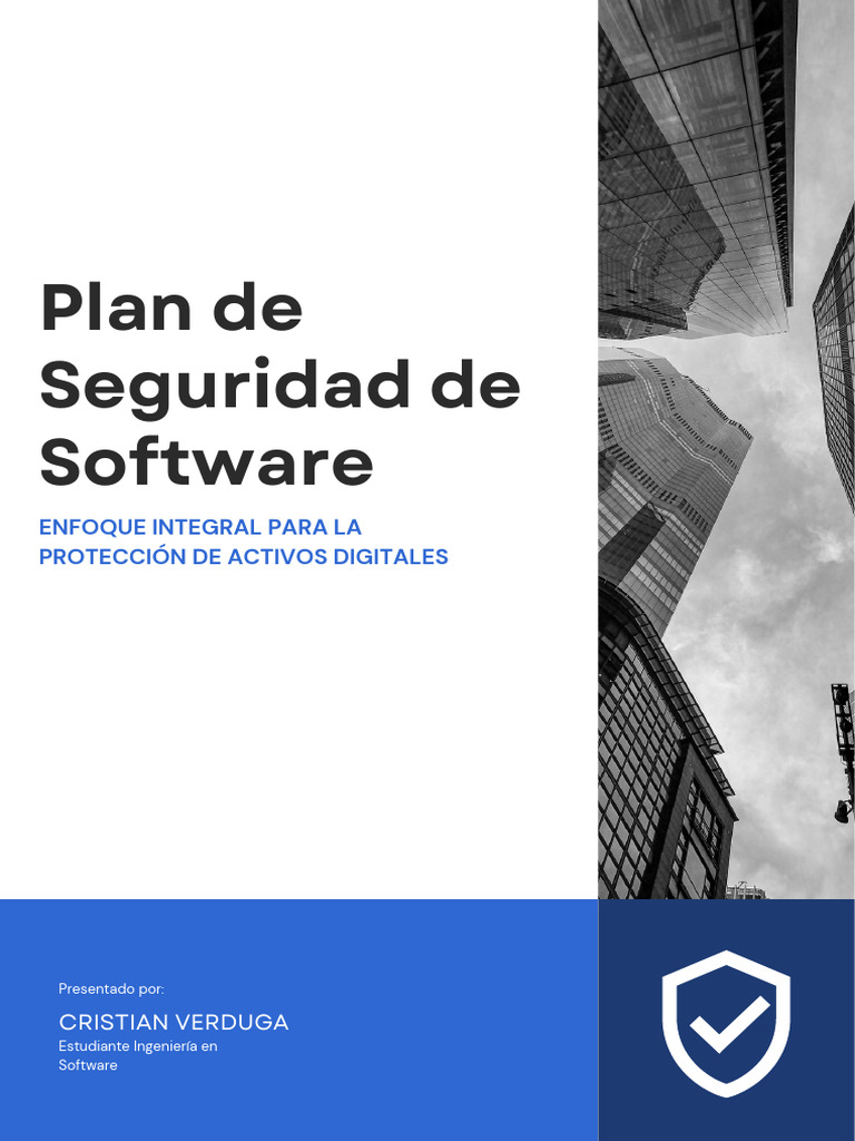 Plan de Seguridad de Software | PDF | Seguridad | La seguridad informática