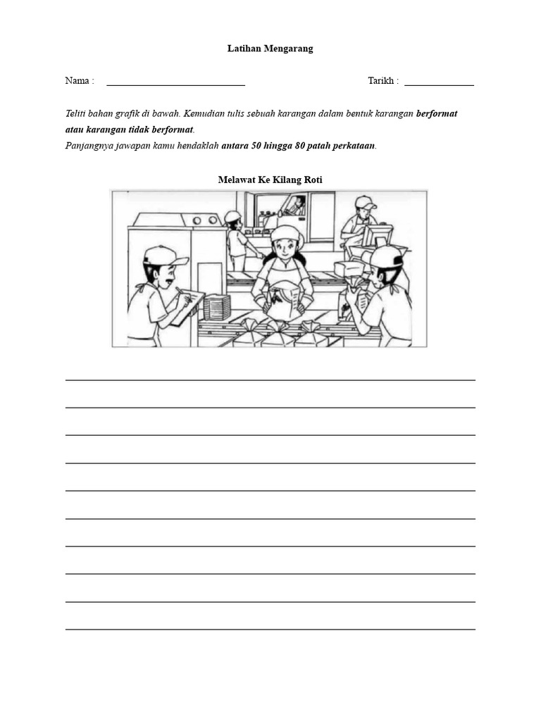 Melawat Ke Kilang Roti | PDF