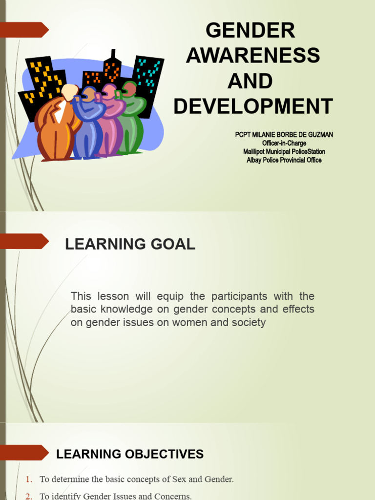 01GAD Lecture - For Barangays | PDF | Gender Studies | Gender