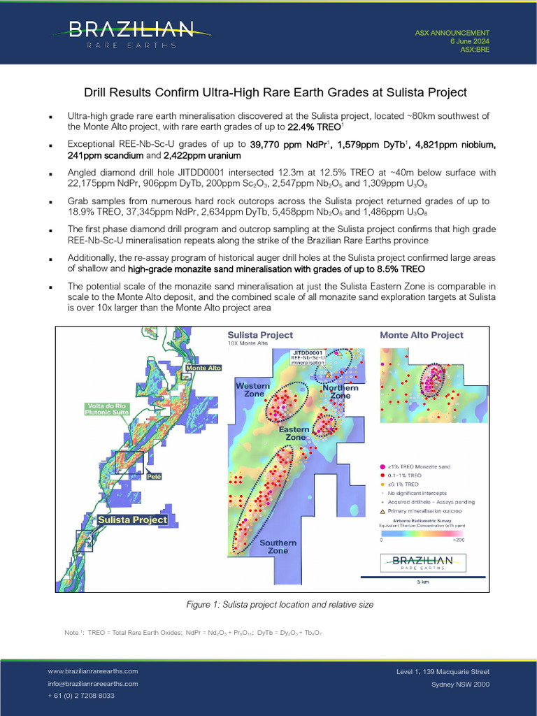 REE Brazilian | PDF | Risk | Exploration