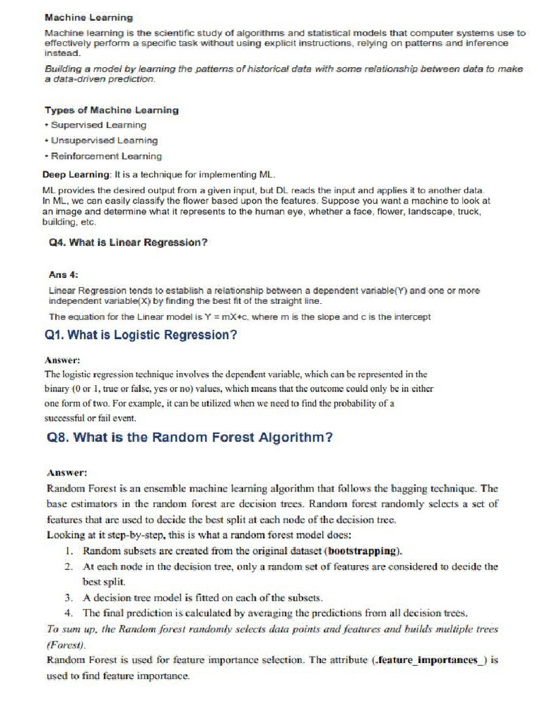 Interview Q & A | PDF