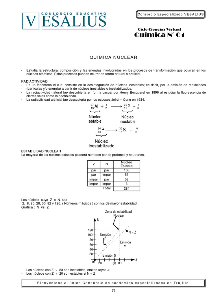 Quim. (04) Quimica Nuclear 75 - 82 | PDF | Fisión nuclear ...