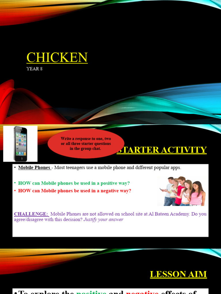 CHICKEN - Lesson 3 Online | PDF | Human Communication