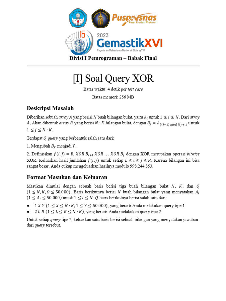 GEMASTIK | PDF | Metode & Bahan Ajar