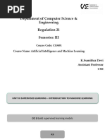 cs3362 Foundations of Data Science Lab Manual | PDF | Microsoft Excel | Regression Analysis
