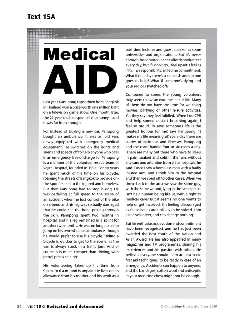 Medical Aid | PDF