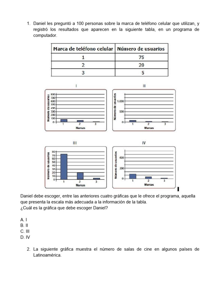 PREGUNTAS ESTADISTICA 8° | PDF