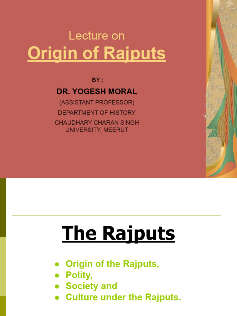Origin of Rajputs | PDF
