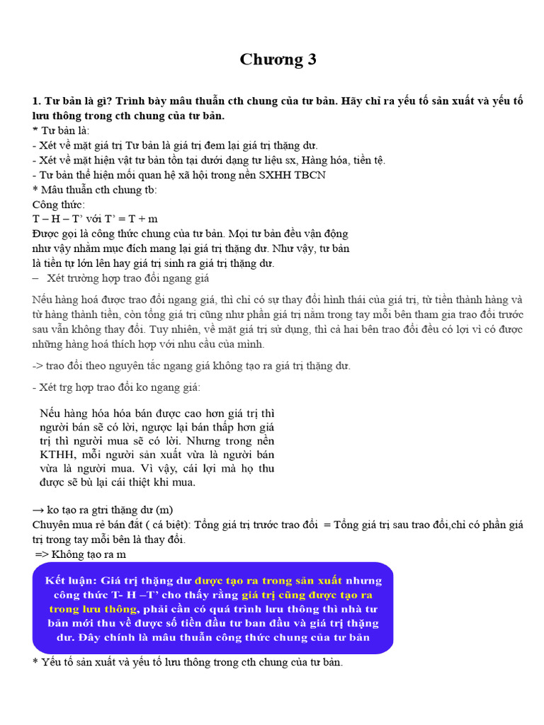 Chương 3 (KTCT) | PDF