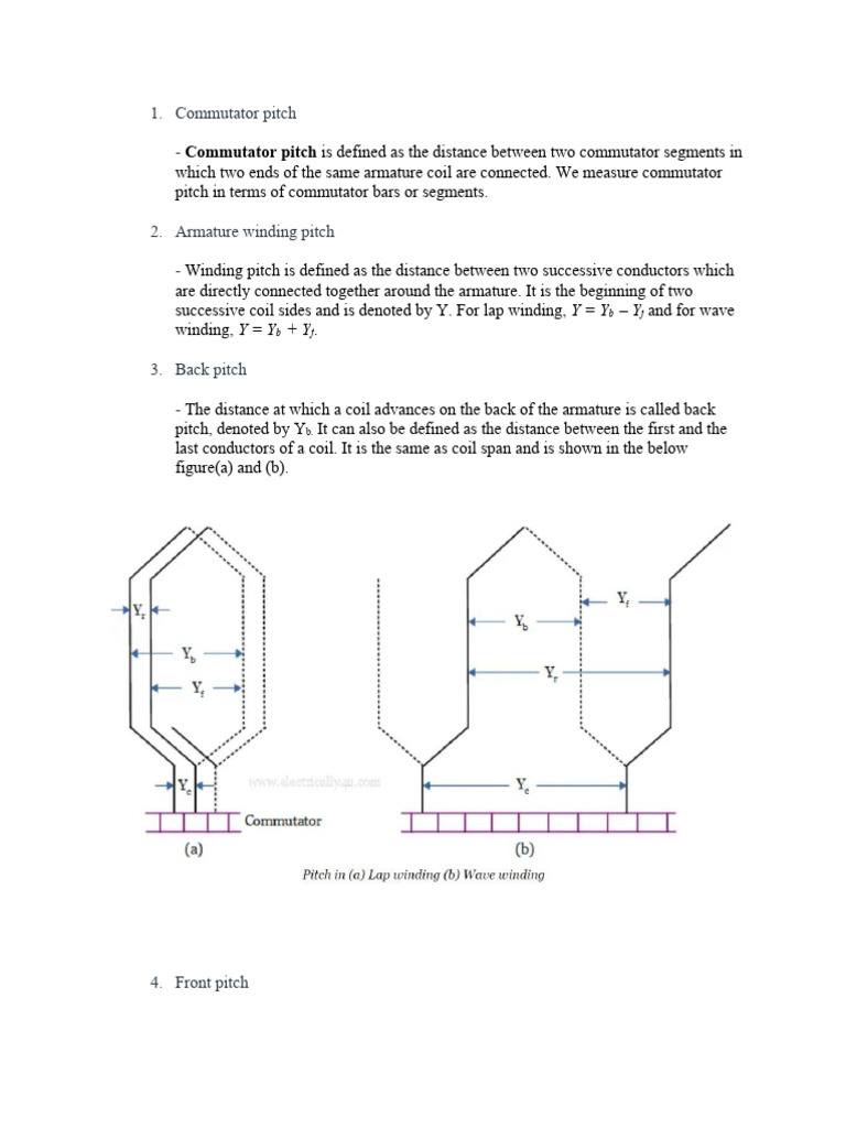 Commutator pitch | Download Free PDF | Electrodynamics | Electricity