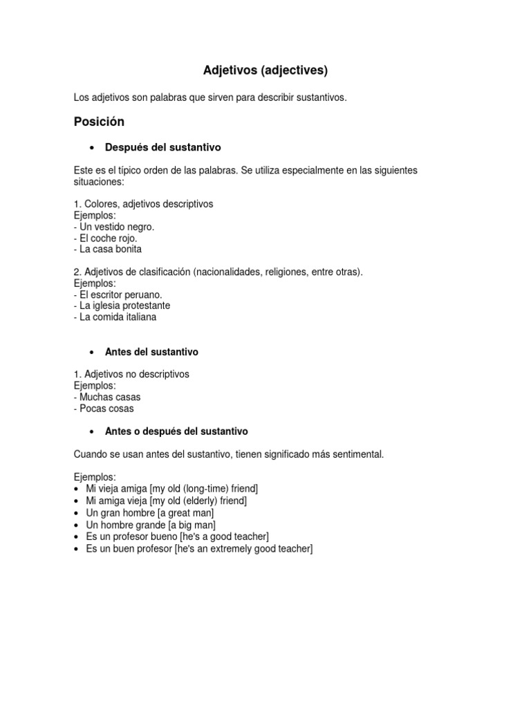 8 Adjetivos Para Describir Inédito – LBBJ