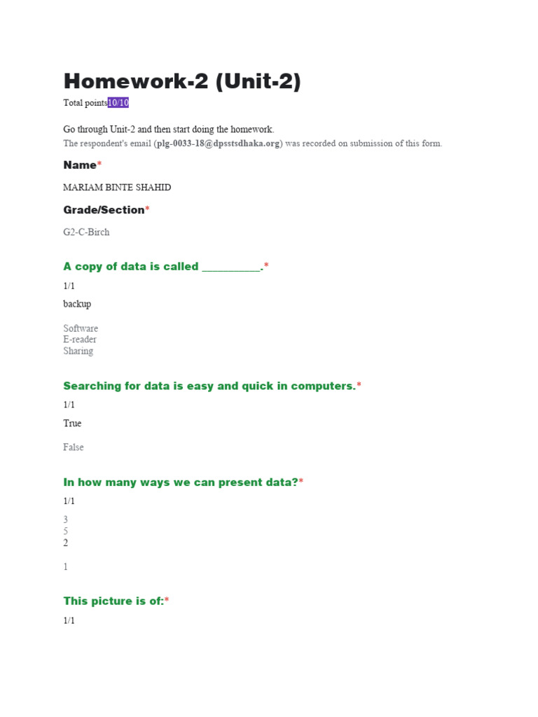 Homework Csc Pdf
