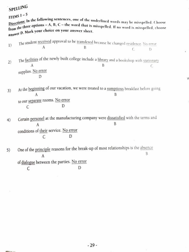 4th Form English Language Unseen MCQ 2 | PDF | Adolescence