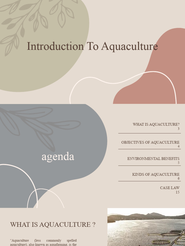 Introduction To Aquaculture | Download Free PDF | Aquaculture ...