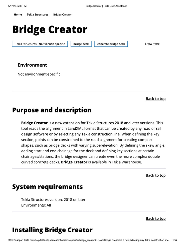 Bridge Creator | PDF