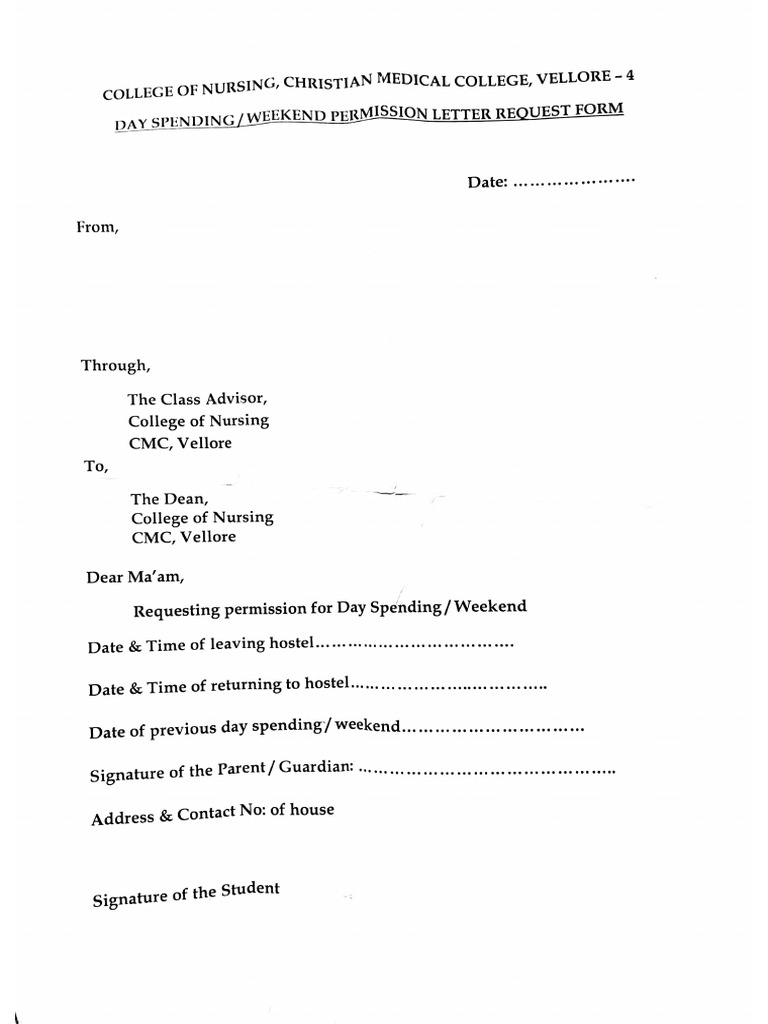 Day Spending and Weekend Form | PDF