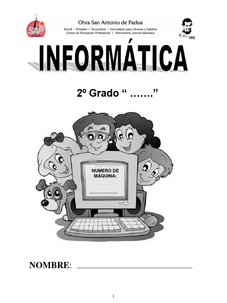 Cuadernillo de Computación 2º Grado | PDF | Hardware de la computadora | Informática