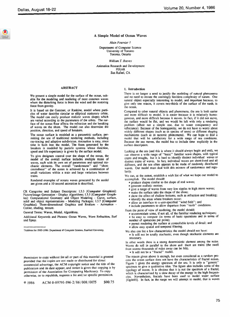 A Simple Model of Ocean Water-ICBT | PDF | Waves | Wavelength