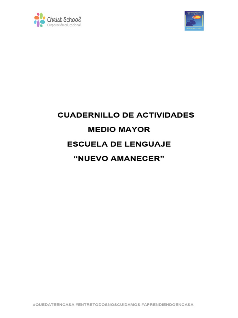 Cuadernillo de Actividades | PDF | Lápiz